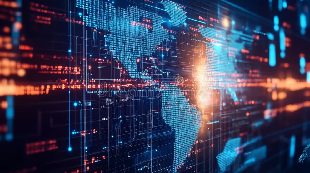 Global Cyber Attack Visualization Data Breach Protection and Network ...