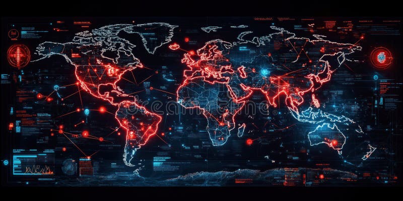 Global Cyber Security Threat Analysis Stock Illustrations – 632 Global ...