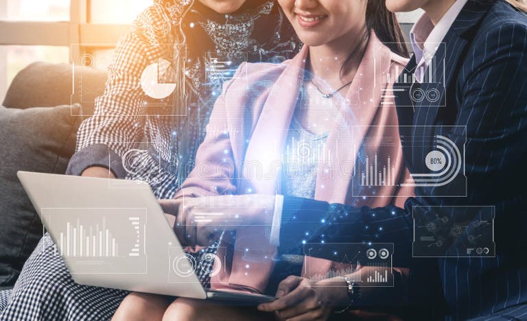 Global Data Analytics for Real-Time Business Insight Vouch Stock Image - Image of analyst ...