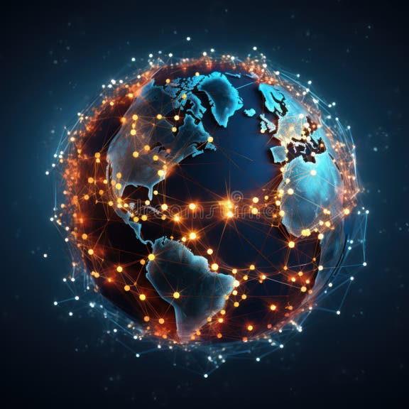 Global Data Exchange: Connecting the World AI Generated Stock ...