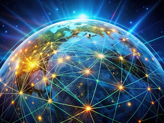 Global Data Exchange an Isometric Visualization of the Modern ...