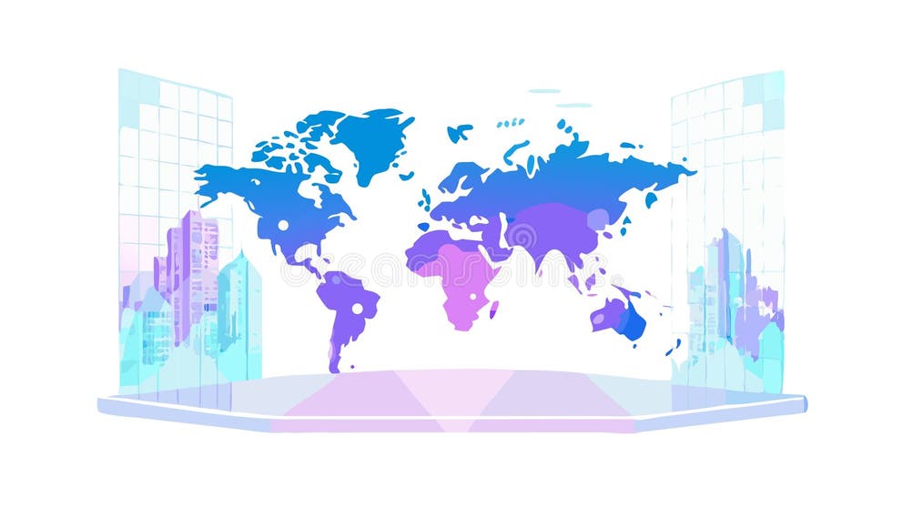 Global Data Flow World Map Icon Stock Illustrations – 443 Global Data ...