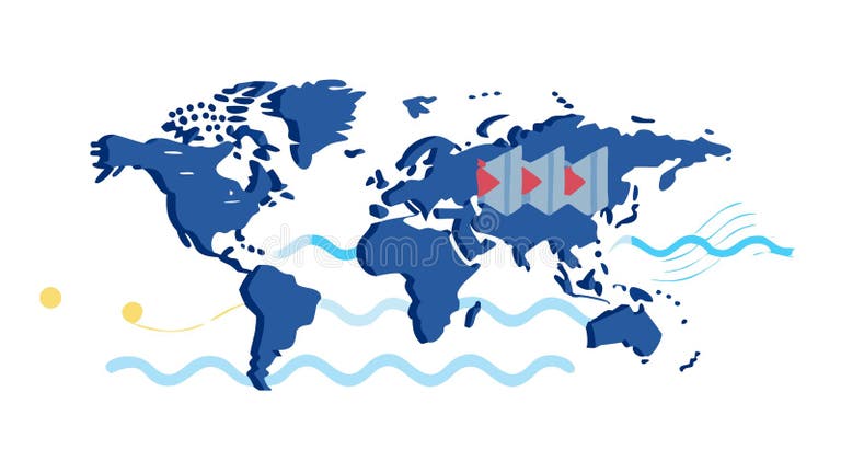 Global Data Flow World Map Icon Stock Illustrations – 443 Global Data ...