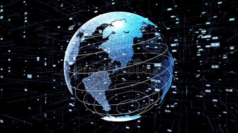 Global Data Science Technology and Computer Programming Abstract Stock Footage - Video of ...