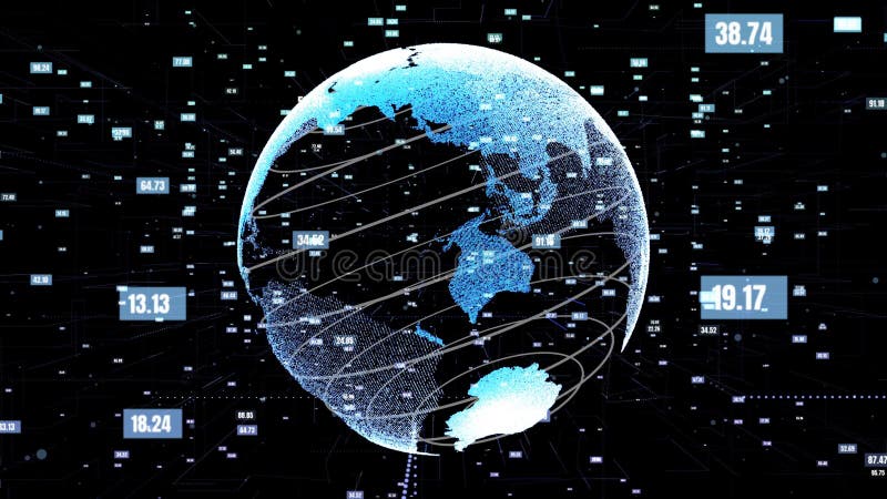 Global Data Science Technology and Computer Programming Abstract Stock Footage - Video of ...