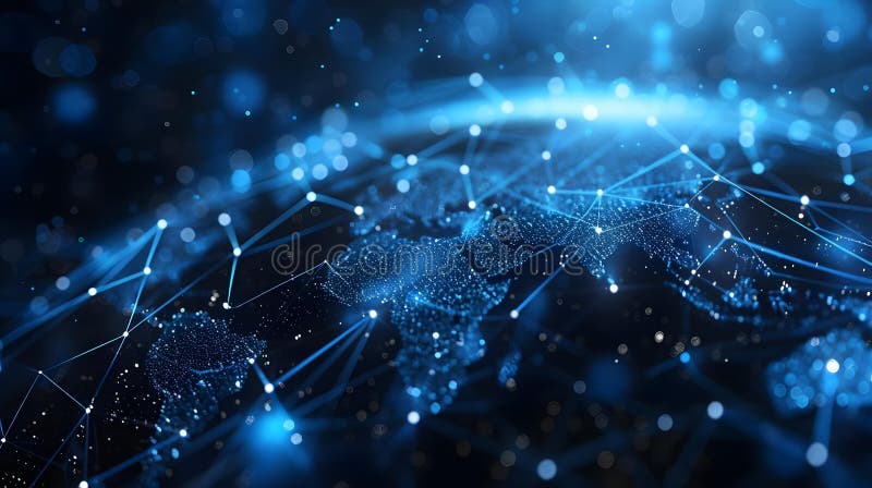 Global Data Symphony: a Visual Ode To Connectivity. Concept Technology ...