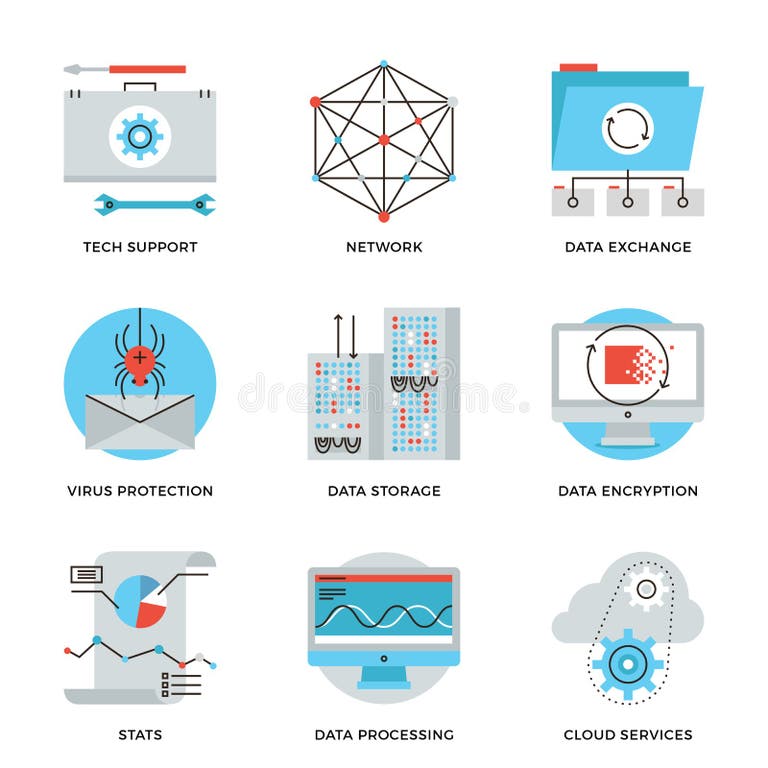 Technical Services Icons Stock Illustrations – 664 Technical Services ...