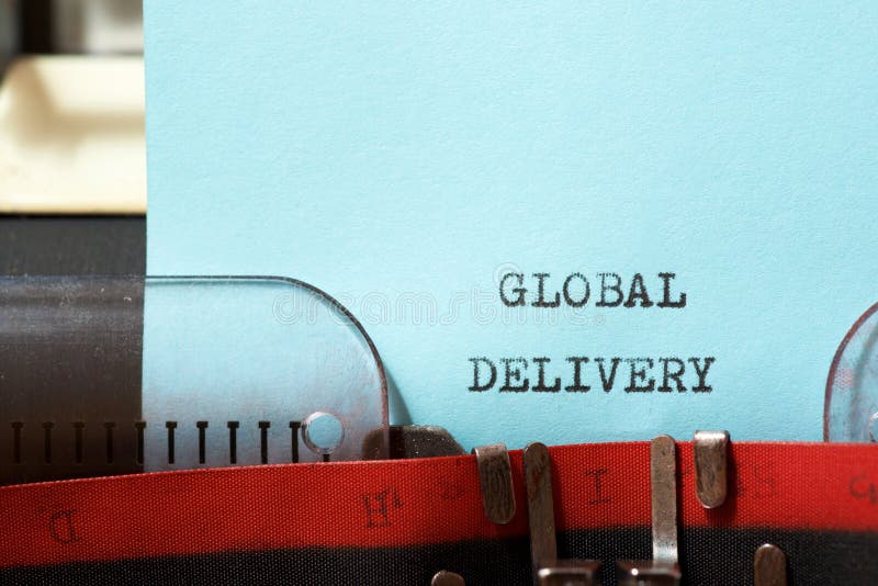 Global delivery concept stock image. Image of global - 239174921