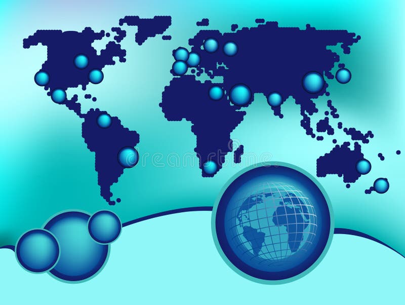 Global design background stock vector. Illustration of futuristic - 6137378