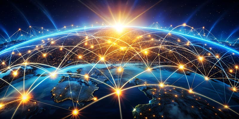 Global Digital Network Concept - Connecting the World through Advanced ...