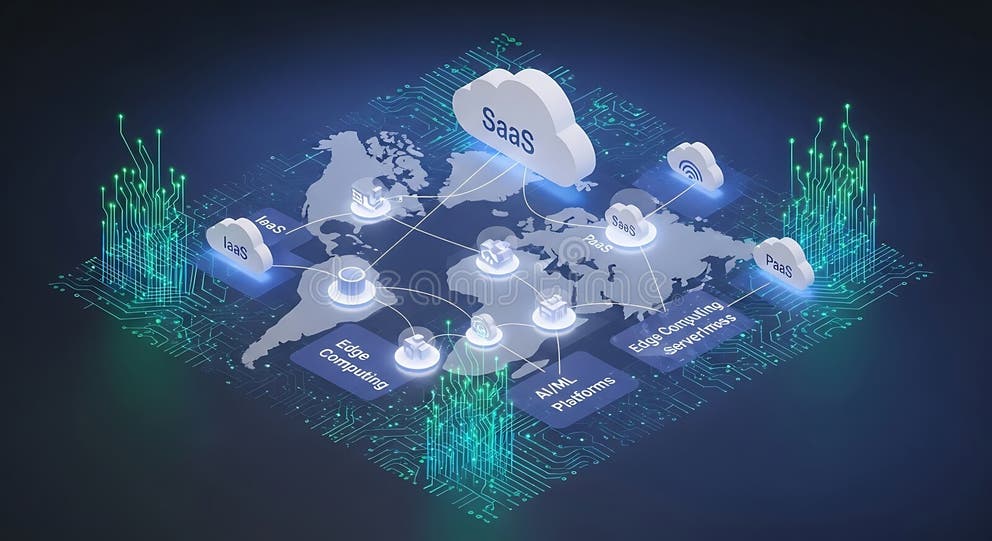 Various Cloud Platforms Stock Illustrations – 704 Various Cloud ...