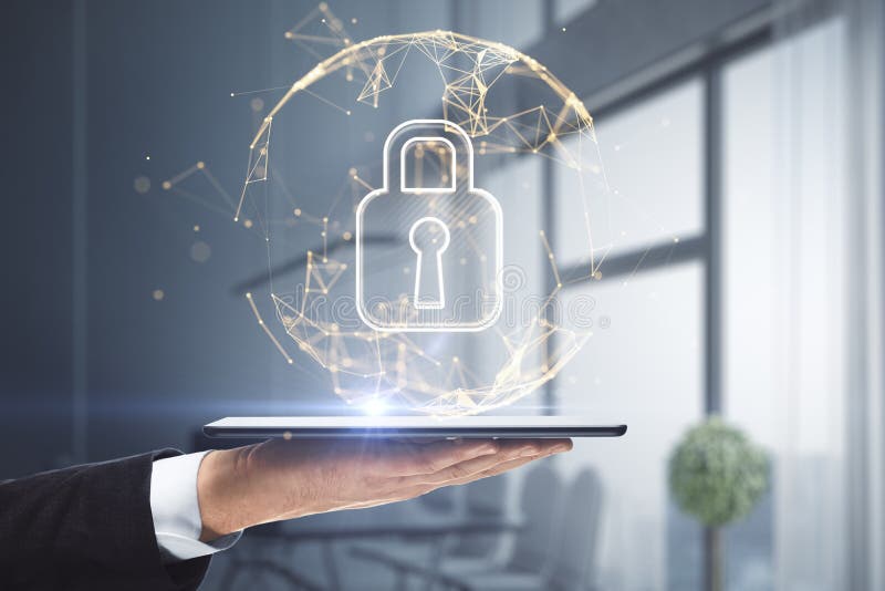 Global Digital Security Concept Stock Image - Image of network, data ...