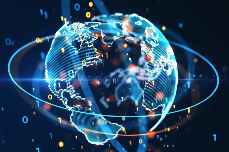 Digitalization Planet Stock Illustrations – 529 Digitalization Planet ...