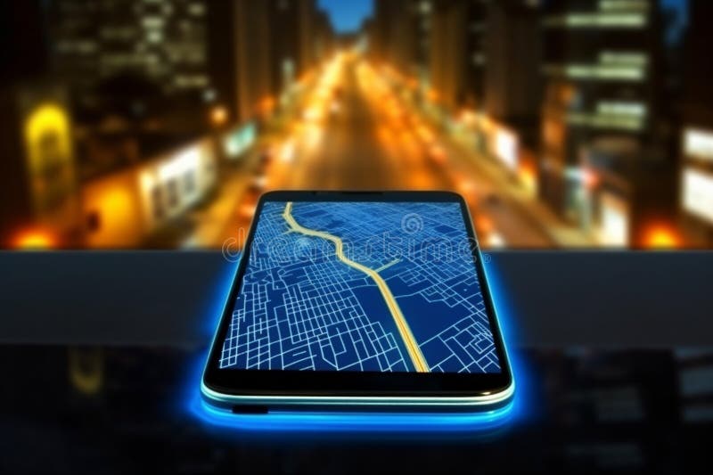 Travel Direction Map Gps Phone Point Mobile Location Car Navigation ...