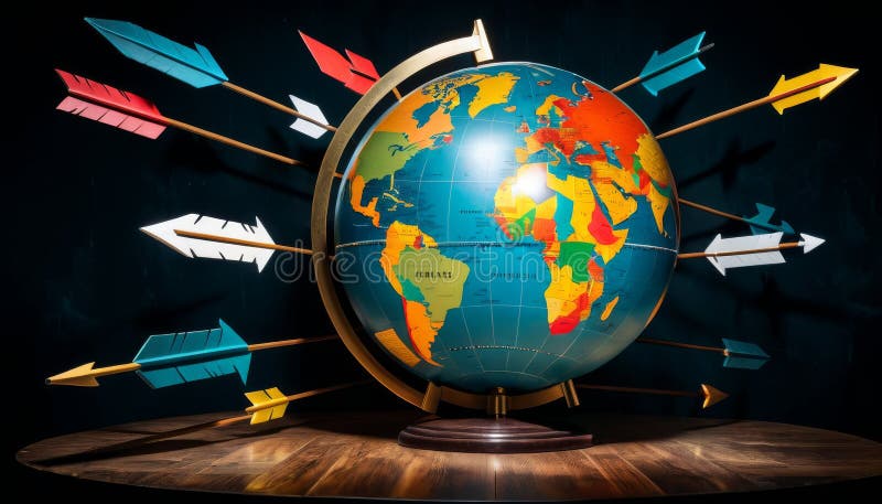 Global Directions Concept stock photo. Image of pathways - 320228460