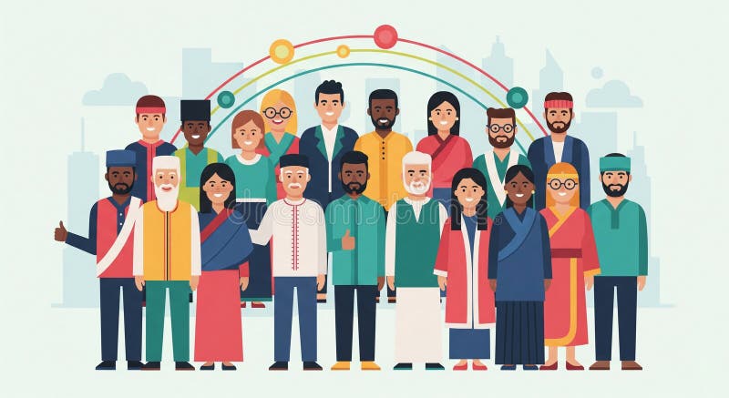 Global Diverse People Stock Illustrations – 14,669 Global Diverse ...