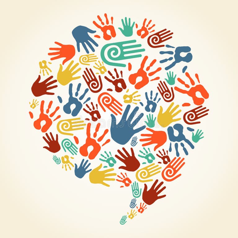 Teamwork Community Dialog Diversity Stock Illustrations – 232 Teamwork ...