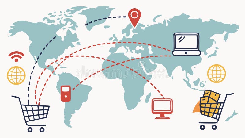 Worldwide Sales Concept Stock Illustrations – 856 Worldwide Sales ...