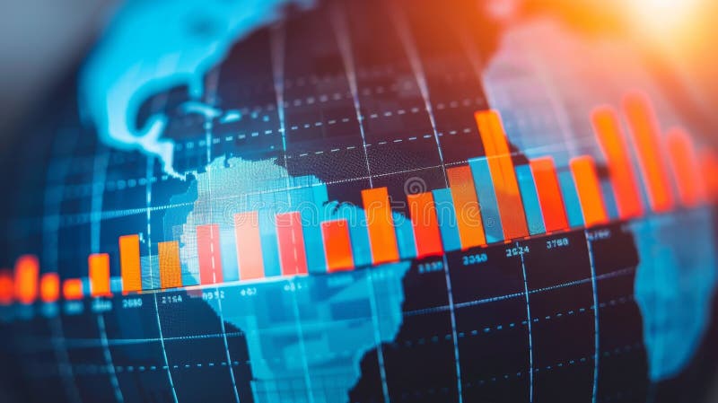 Global Economic Growth and Development Illustrated by Bar Graph ...