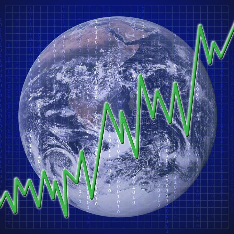 Global Economic Recovery stock illustration. Illustration of global ...