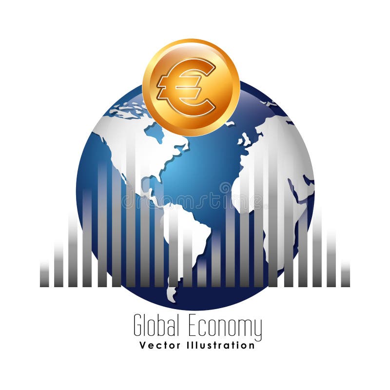 Global economy design stock illustration. Illustration of company ...