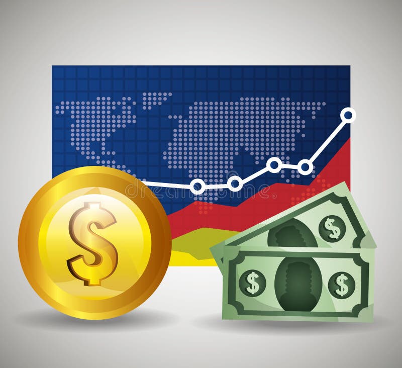 Global economy design, stock vector. Illustration of finance - 59053407