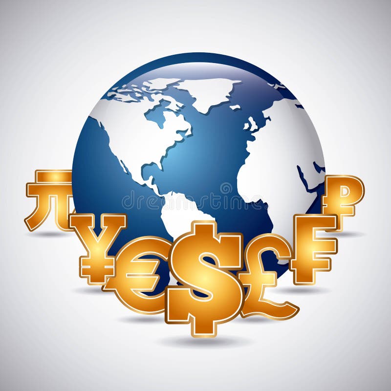 Global economy stock vector. Illustration of market, globe - 59042178