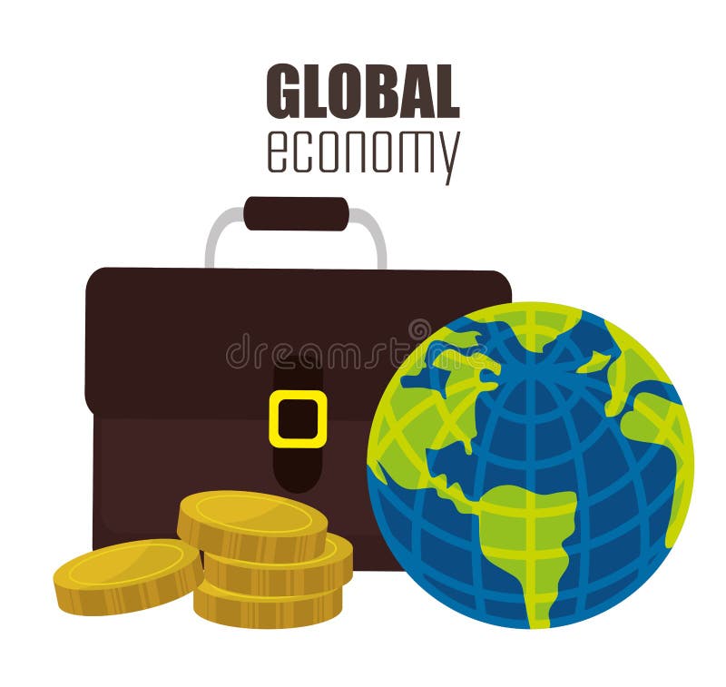 Global economy stock vector. Illustration of exchange - 60080009
