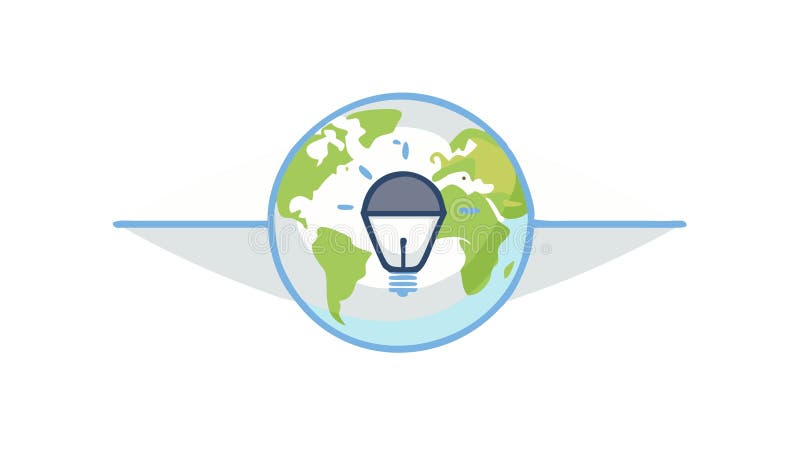 Global Energy Solution, World Power Grid, Sustainable Future, Vector ...