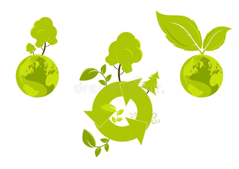 Global environment graphic stock vector. Illustration of leaf - 3879221