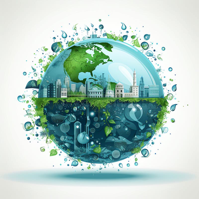Global Environmental Conservation Save Water, Save Earth for Future ...