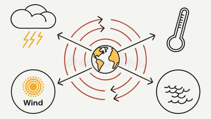 Global Environmental Dynamics Climate Change, Vector Design Generative ...