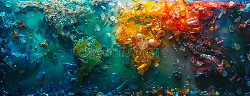 Global Environmental Issue of Microplastic Pollution Depicted by ...