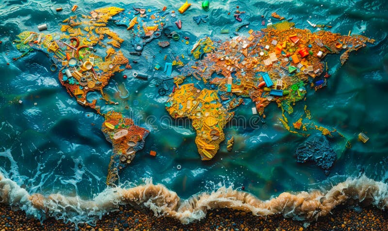 Global Environmental Issue of Microplastic Pollution Depicted by ...