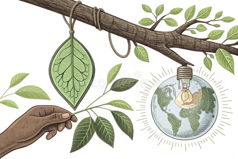 Global Environmental Responsibility Hands Green Energy Earth Day ...