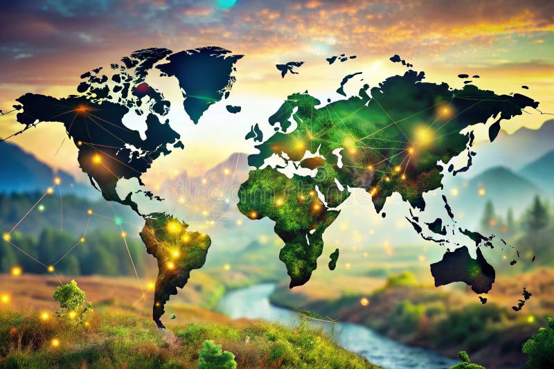 Global Environmental Sustainability Interactive World Ecology Map ...