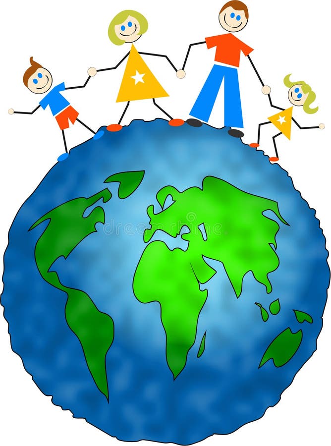 Global family stock illustration. Illustration of global - 959751