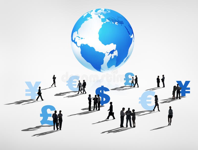 Global Financial Concept stock illustration. Illustration of future ...