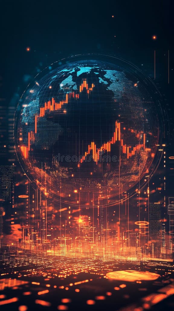 Global Financial Market Analysis with Dynamic Chart and Trends Stock ...