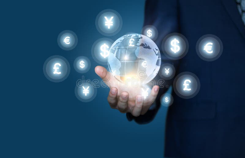 Global financial market. stock illustration. Illustration of global ...