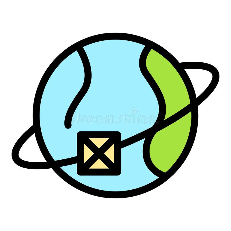 Global Freight Network Abstract 3D Rendering of a Global Freight and ...