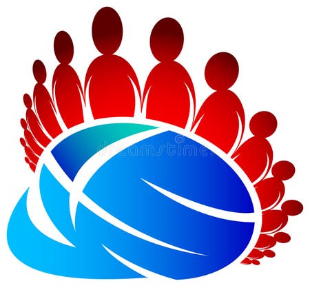 Global friends stock vector. Illustration of happy, globe - 20185475