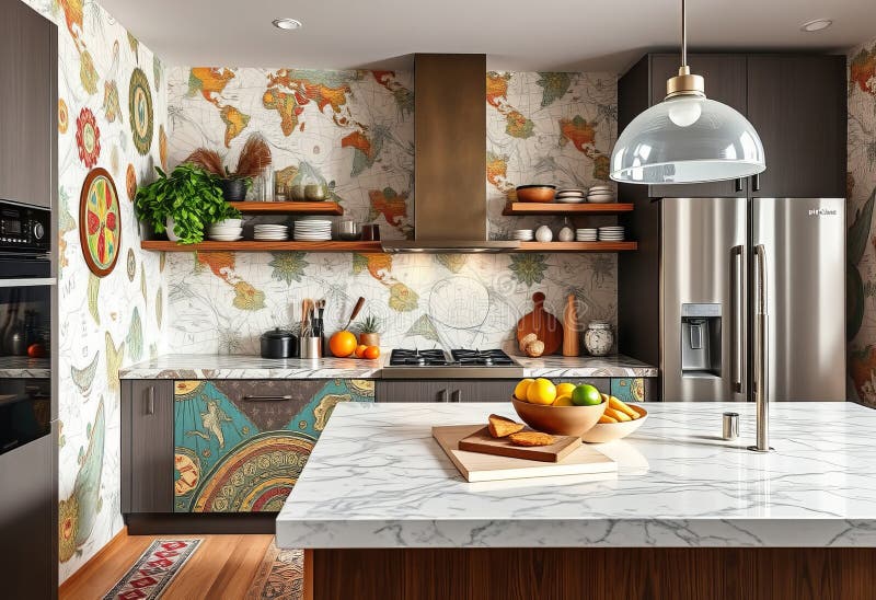 Fusion Kitchen Eclectic Mix Stock Illustrations – 16 Fusion Kitchen ...