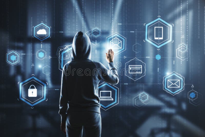 Global Future and Hacking Concept Stock Photo - Image of connection ...
