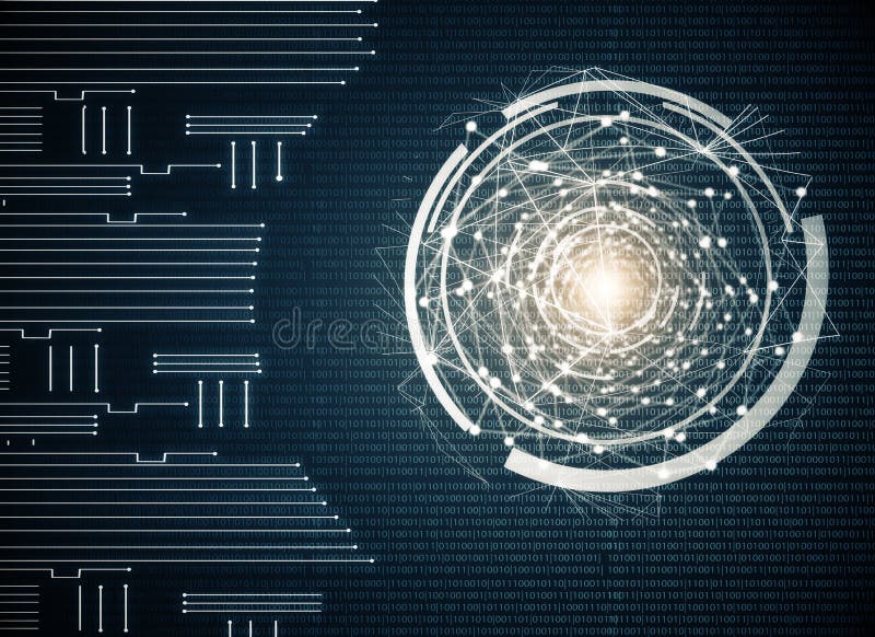 Global Futuristic Tech Texture Stock Illustration - Illustration of ...