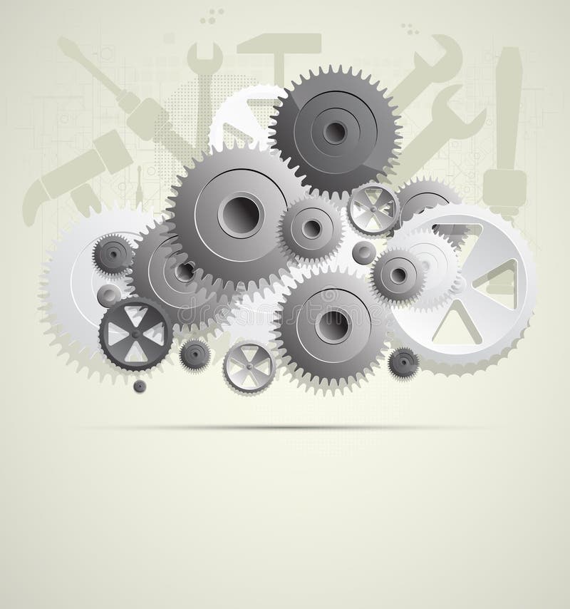 Global Gears Computer Technology Concept Business Stock Vector ...