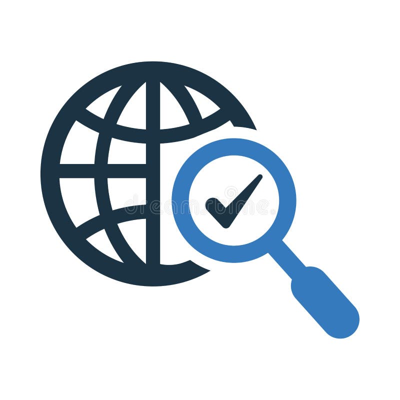 Global, Globe, Search Icon. Editable Vector Graphics Stock Vector ...