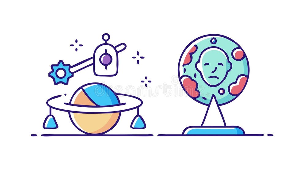 Global Harmony and Environmental Balance Icon, Vector Design Generative ...