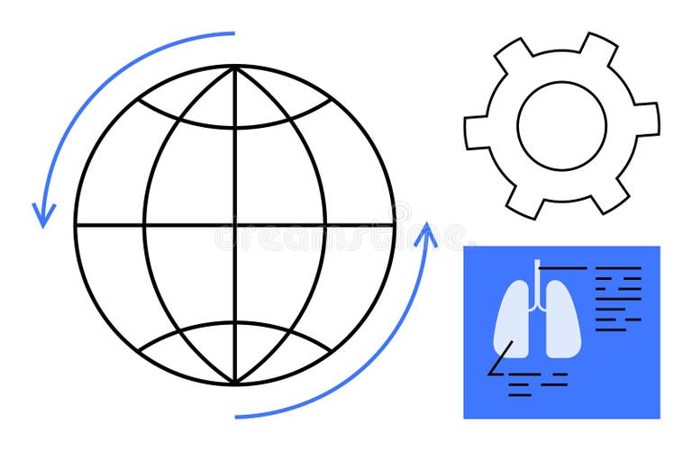 Annotated Lungs Stock Illustrations – 8 Annotated Lungs Stock ...