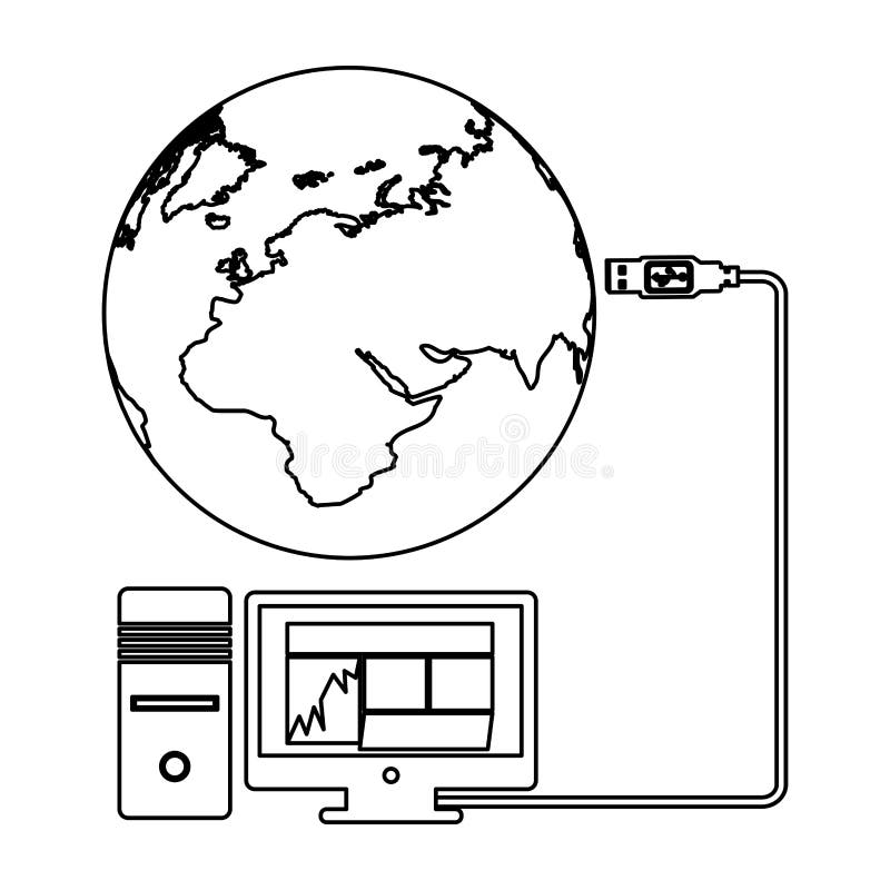 Global Hosting Data Center Icon Stock Illustration - Illustration of ...